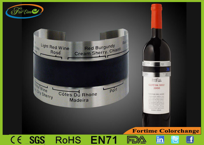 Easy Use Stainless Steel Wine Metal Thermometer For Red Wine Temperature Testing