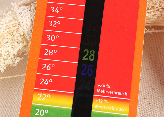 14℃ ~ 36℃ Household LCD Room Thermometer Card for Promotion Gift / Advertising Media