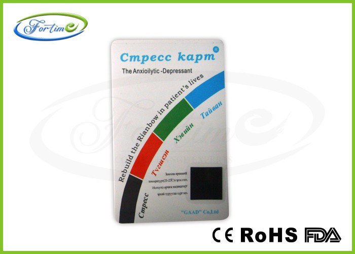 OEM Plastic Offset Printing Stress Test Card / Mood Testing Cards with Custom Logo