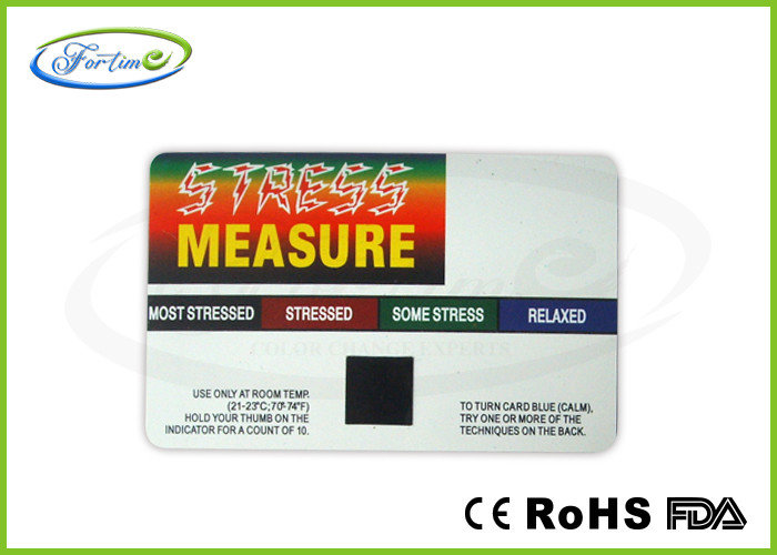 Liquid Crystal Color Changing Stress Test Card Heat-Sensitive and Eco-friendly