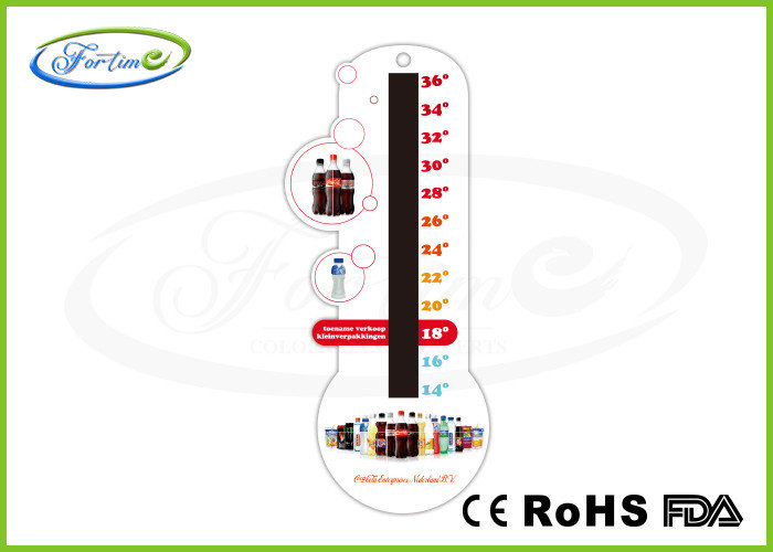 Key Shape PP Room Thermometer Card 14 ℃ to 36℃ Baby Room Temperature Gauge