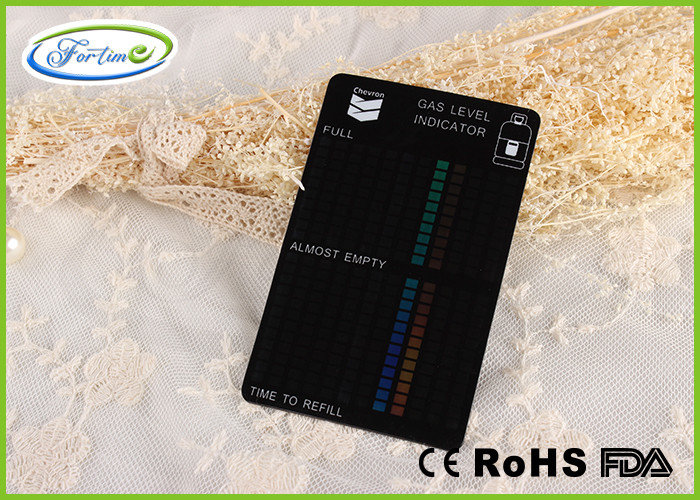 LCD Color Changing Thermometer Magnetic Gas Level Indicator for Promotional Gift