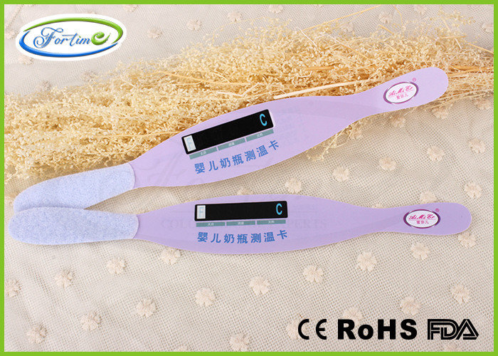 OEM Reusable Baby Safe Digital Milk Bottle Thermometer With LCD Display 33 - 43℃