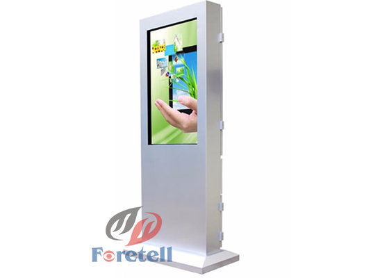 Outdoor Digital Advertising Screens Free Standing Digital Signage For Churches