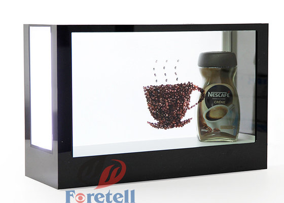 White / Black Transparent LCD Display Transparent Screen Monitor Multiple Language Supported