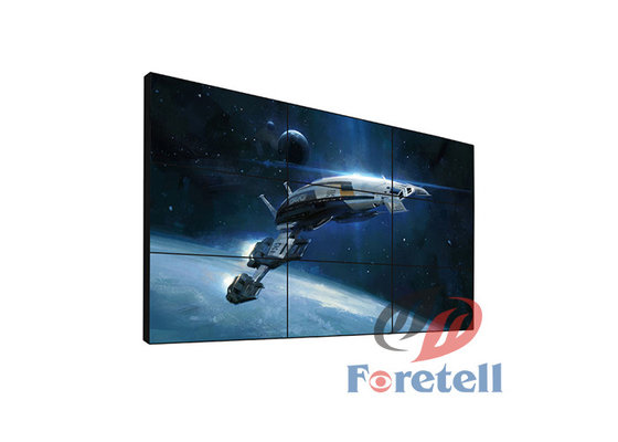 4K Input LCD Screen Display Video Monitor Wall , 3x3 Video Wall Outdoor Application