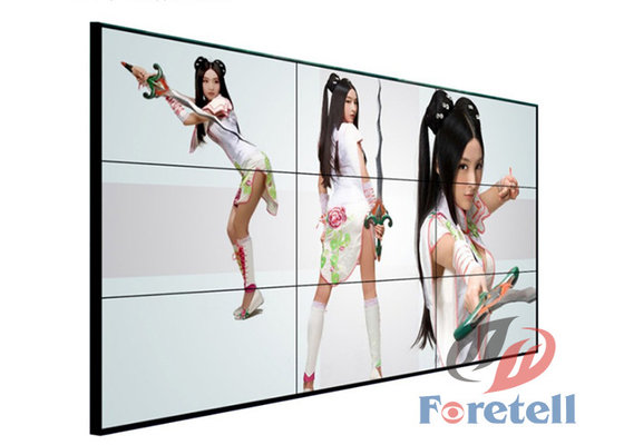 Free Standing Video Wall Seamless Lcd Panels Support Picture In Picture