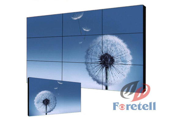 HDMI VGA Signal LCD Video Wall System With Bezelless Monitor 178° Viewing Angle