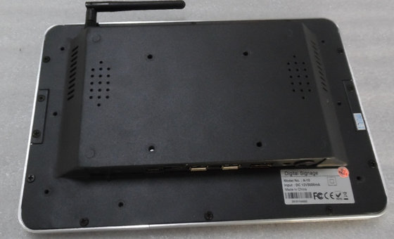 Waterproof Wall Mounted Digital Signage 10.1 Inch Small Lcd Screen With Android Version