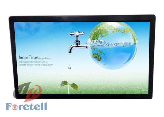 Electronic Signage Display Wall Mounted Digital Signage With Touch Screen Metal Case
