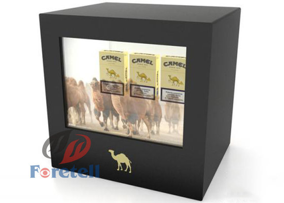 42 Inch Interactive Transparent LCD Display Advertising Case White / Black Color