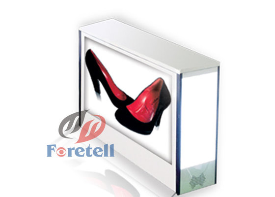 See Through Monitor Screen Transparent LCD Display Luxury Mirror Stainless Steel Materials