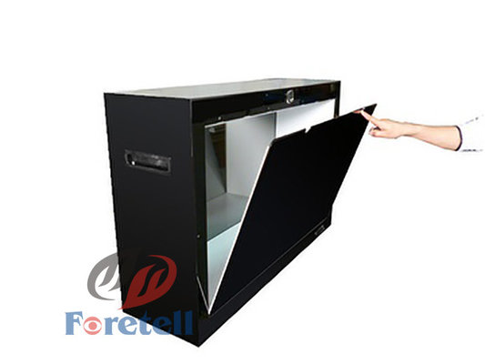 TFT Lcd Panel Transparent LCD Display Advertising Machine 100 ~ 240V Power Supply