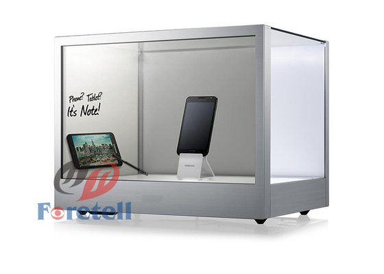 FHD Exhibition Transparent Touch Screen Display , Desktop 3d See Through Lcd Display