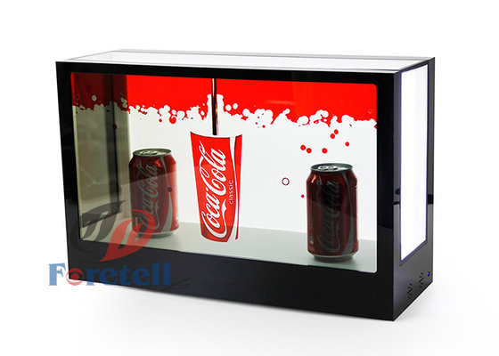 FHD Exhibition Transparent Touch Screen Display , Desktop 3d See Through Lcd Display