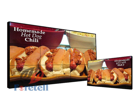 500 Cd / M2 4k Video Wall Display Commercial Lg Lcd Panel Web Based Control