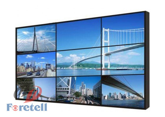 High Resolution Interactive Video Wall Large Multi Touch Screen Monitors For Bank