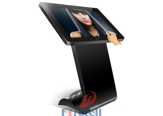 Wireless Ultra Thin 4K LCD Display 43 Inch Floor Standing Kiosk 4000 Contrast