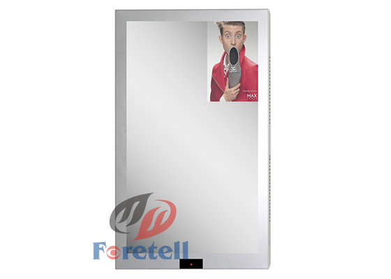 Fashion Shop 55" Portrait Lcd Mirror Monitor Display , Mirror Lcd Screen For TV