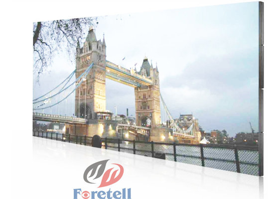 2.8mm Bezel 3D Lcd Display Flexible Video Wall , Curved Video Wall Built - In 3D Niose Reduction