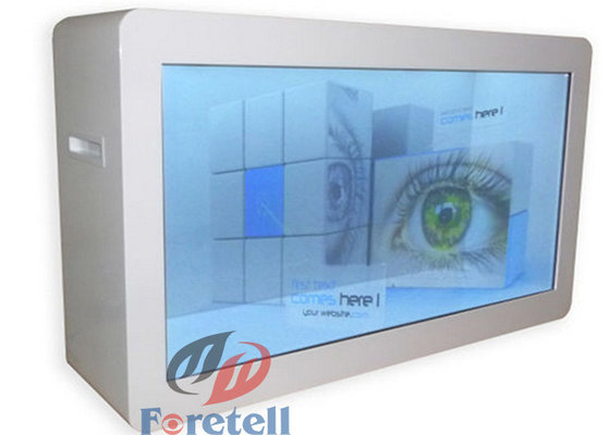 Colorful Transparent LCD Display Touch Screen Transparent Monitor Acrylic + Aluminum Case