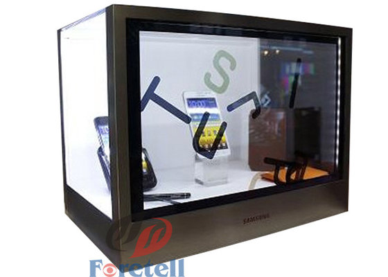 Colorful Transparent LCD Display Touch Screen Transparent Monitor Acrylic + Aluminum Case