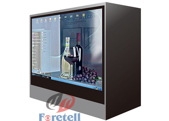 Jewelry Exhibition Lcd Transparent Screen Transparent Video Showcase 100 ~ 240V Power Supply