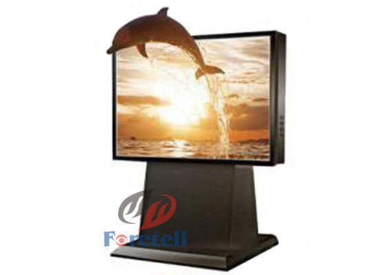65 Inch Floor Standing 3D Digital Signage , Vertical Lcd Screen Subway Digital Signage