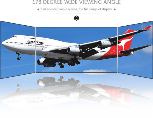 1.7Mm 3x3 Lcd Video Wall Display , Rs232 Seamless Video Wall Remote Control