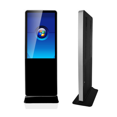 HDMI Input Standing Lcd Advertising Kiosk Digital Signage Touchscreen CE ROHS