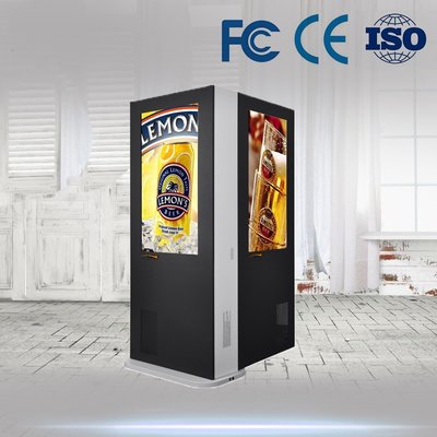 HD Double Side Touch Screen Indoor digital signage solutions for Resteraunt advertising