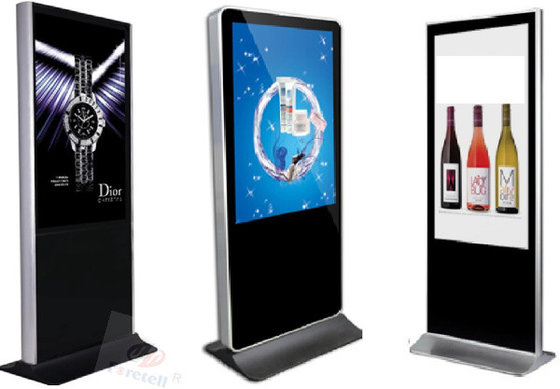 Samsung Panel Floor Standing digital signage exterior , lcd advertising player