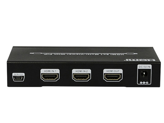 HDMI 2 x 1 Multi Viewer 4k video wall processor With PIP Splitter