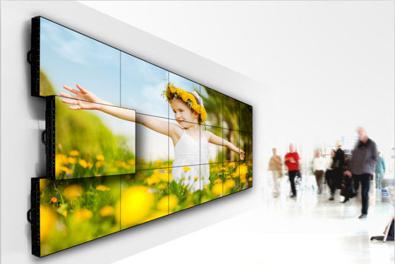 Sun Readable Outdoor Thin Bezel Lcd Video Wall Hire Solution 450cd 750cd Brightness