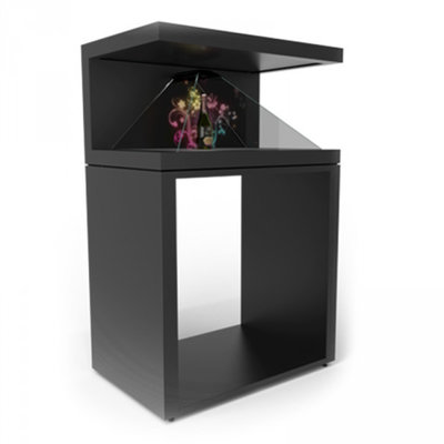 360 Degree 3d Holographic Display Box Advertising Pyramids 5ms Response Time