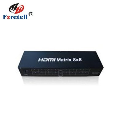 8 x 8 Matrix Switcher Led Video Wall Processor HD 8 In 8 Out  With RS232