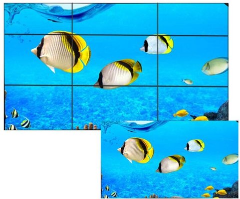 Big 46" Led Lcd Video Wall Display , Narrow Bezel Digital Wall Screen