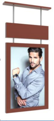 43 Inch High Brightness Ceiling  HD Digital Signage Billboard For Window Advertising