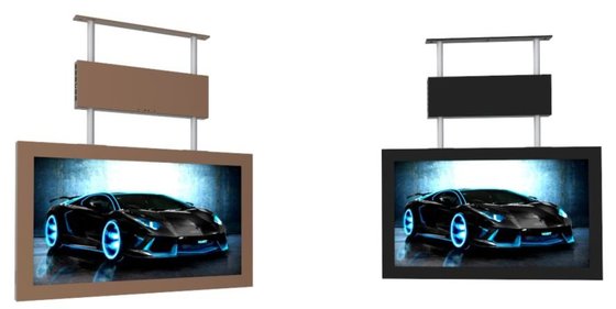 43 Inch High Brightness Ceiling  HD Digital Signage Billboard For Window Advertising