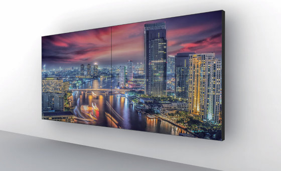4K Supported 55 Inch LG LCD Video Wall Display Ultra Narrow Bezel 1.8-3.5mm