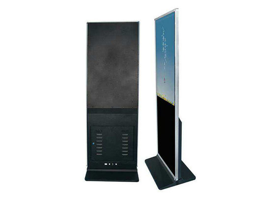 Floor Standing IR Touch Vertical Digital Signage Retail Ultra Thin Lcd Display