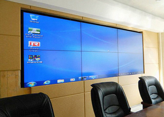 2K Samsung Video Wall Displays , Thin Bezel Cctv Multi Screen Wall Lcd