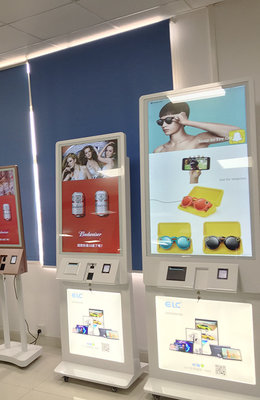 Fast Food Wireless Self Ordering Restaurant Advertising System/Kiosk