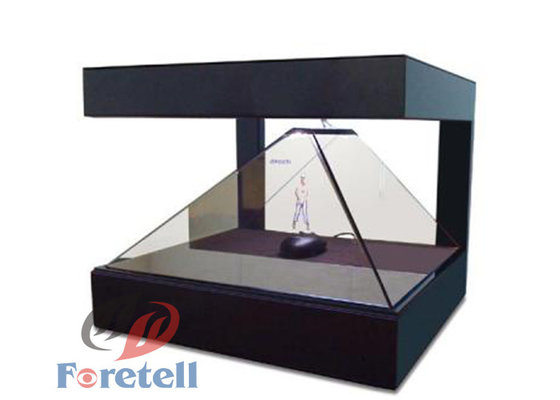 Remote Control Hologram Window Display , 3d Hologram Screen Cabinet For Jewelry