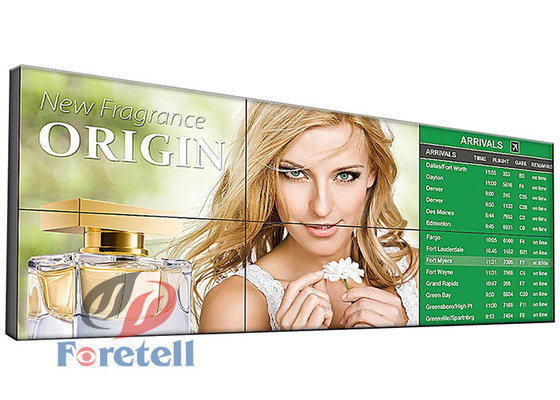 High Brightness 2160P LCD 4K Video Wall 3x2 Lg Videowall 3840 * 2160 Resolution