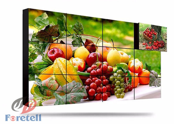 2.8mm Bezel 3D Lcd Display Flexible Video Wall , Curved Video Wall Built - In 3D Niose Reduction