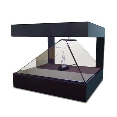 360 Degree 3d Holographic Display Box Advertising Pyramids 5ms Response Time