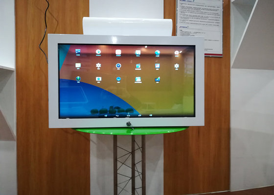 32 Inch Transparent Lcd Display Commodity Displaying Cabinet Case One Sided