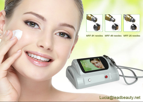 Portable 5Mhz fractional RF microneedle machin with 0.25-3mm needle depth