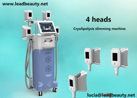 cryolipolysis fat freezing machine cool trimming cryolipolisis slimming machine for stubborn fat with 4 heads